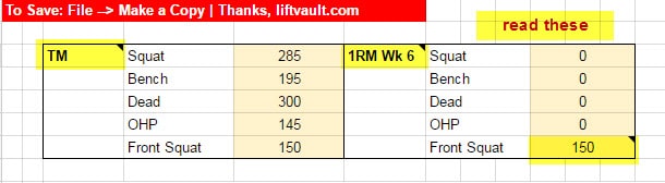 12 GZCL Spreadsheets to Get You Jacked and Tan | Lift Vault