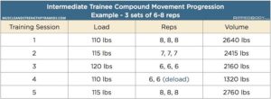 Intermediate Bodybuilding Program Spreadsheet by Ripped Body (5 Day ...