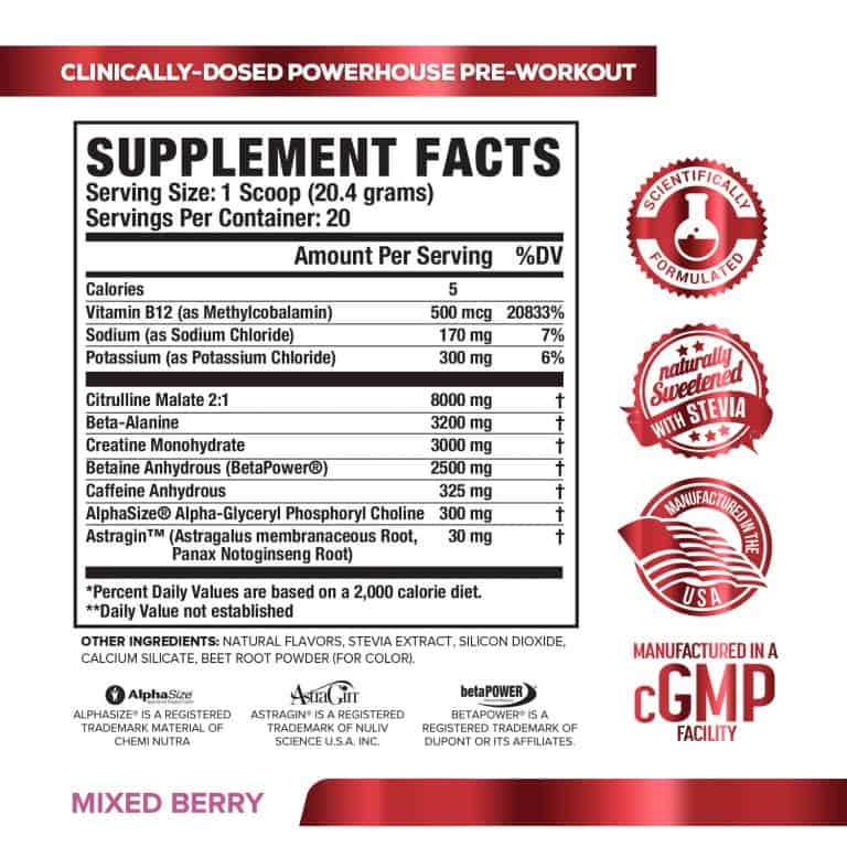 The 4 BEST Pre Workouts Without Artificial Sweeteners (2024) - Lift Vault