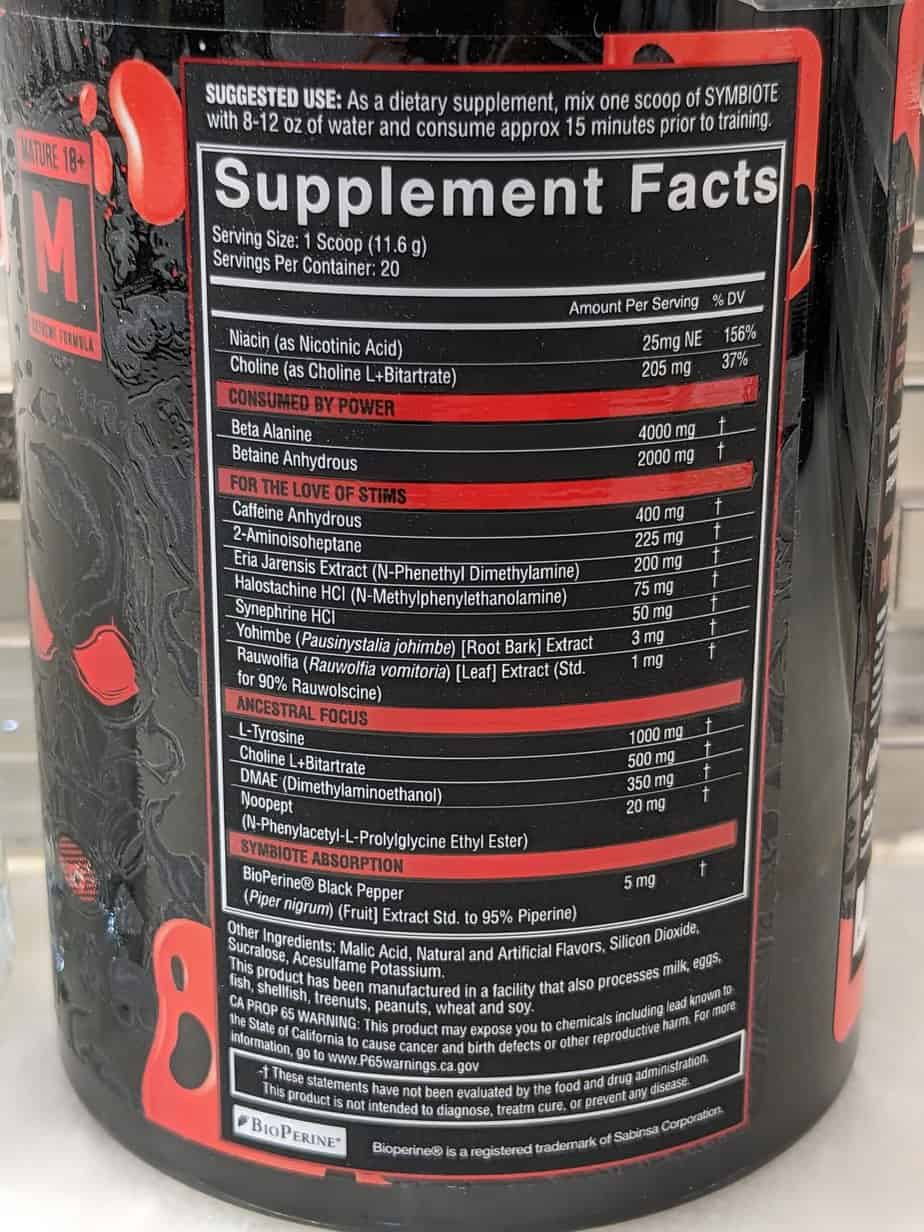 Symbiote by Nutrifitt Pre-Workout Review (2024) - Lift Vault