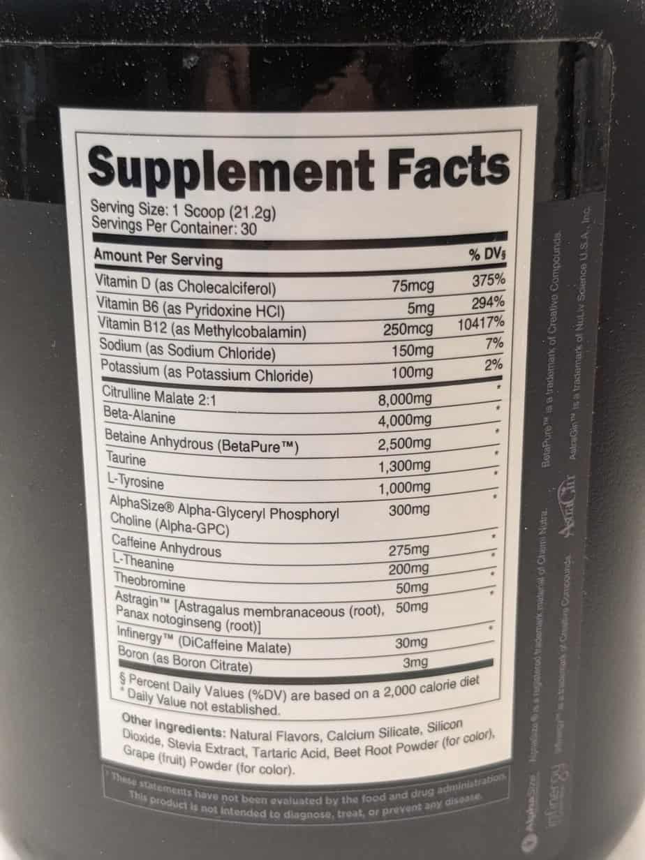 Bulk Black Pre-Workout Review (2024) - Lift Vault