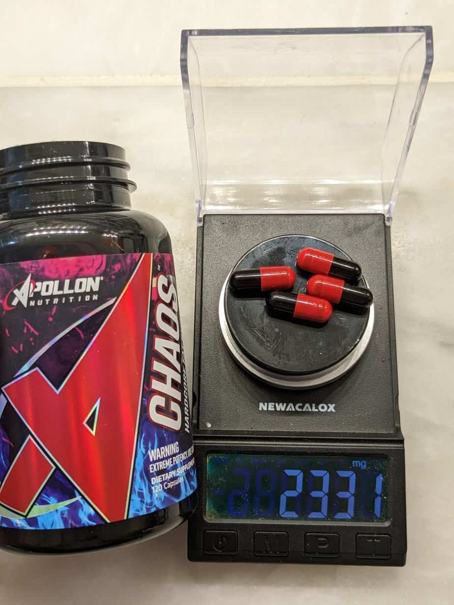 Apollon Nutrition Chaos Fat Burner Review (2024) - Lift Vault